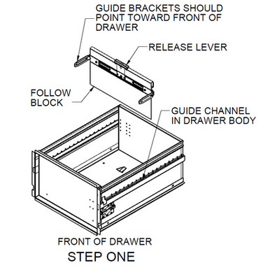 Set of 4 Follower Blocks for FireKing File Cabinets - Keep Documents ...