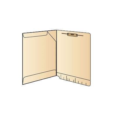 End Folders with Pockets, Corner Cut Pocket, Letter, 1 Fastener (SW1754F1)
