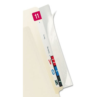 Mylar Label Protectors, 2" x 8", Clear, 500 per Box (AD28-PK)