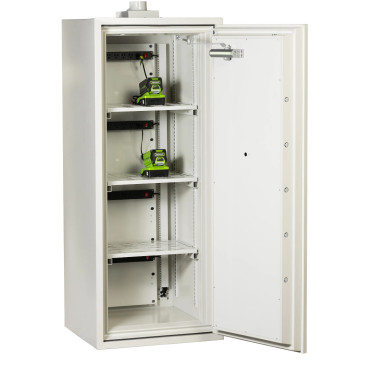 Lithium Battery Storage Cabinet - Fireproof Charging Safe, 10.8 cu ft