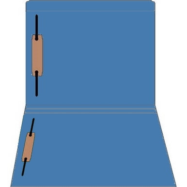 Blue Straight-Cut File Folders 2 Fasteners Reinforced Tab 50/Box