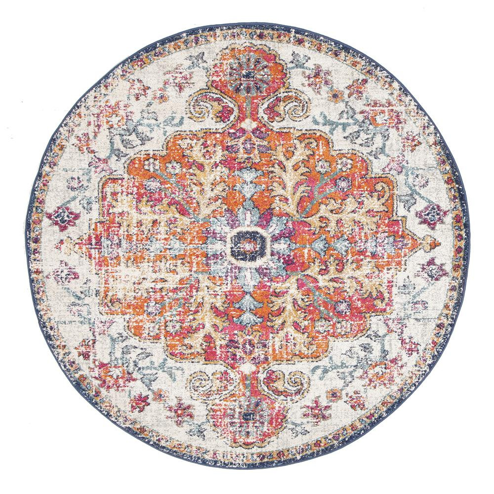 Evoke 254 White Rustic Rug - Rugs Express
