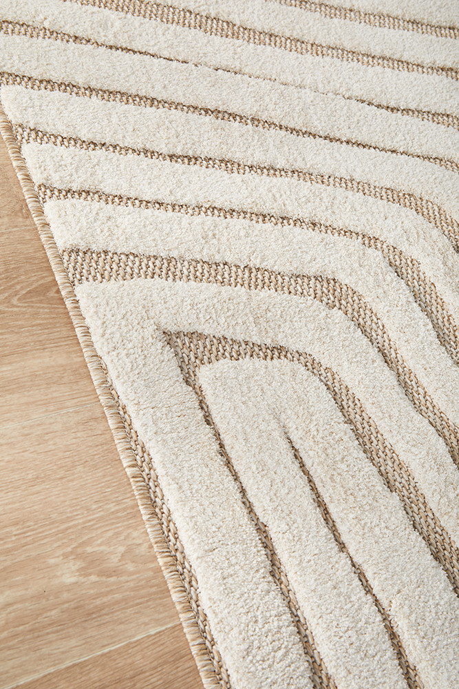 Elle Scribble Beige Rug - Rugs Express