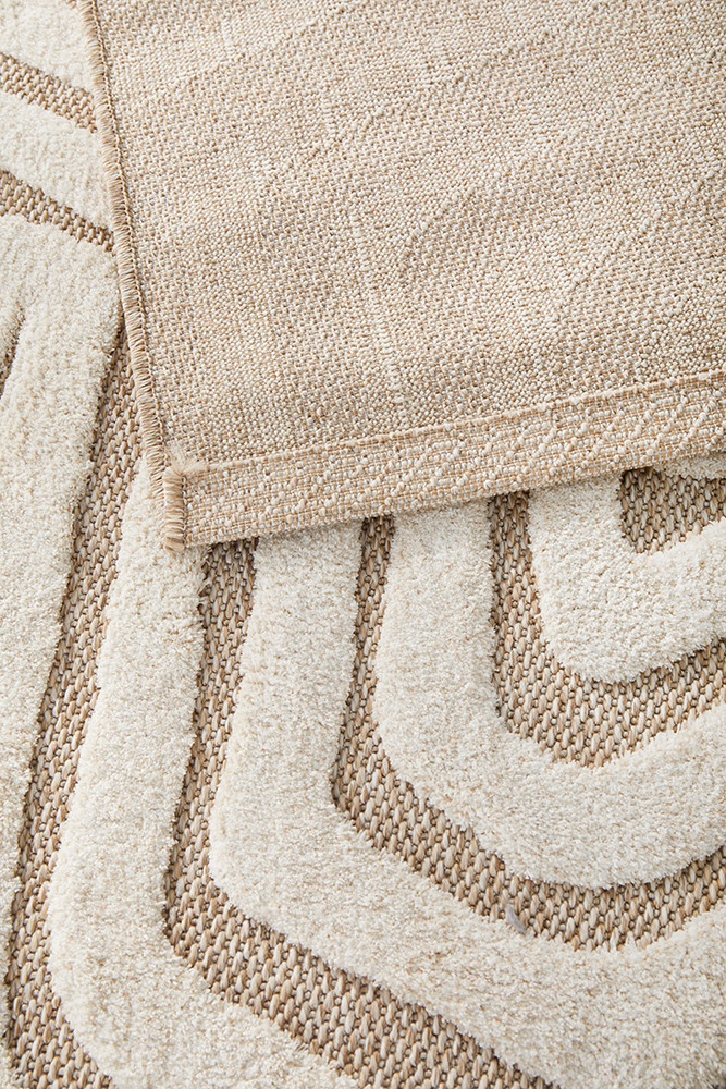 Elle Scribble Beige Rug - Rugs Express