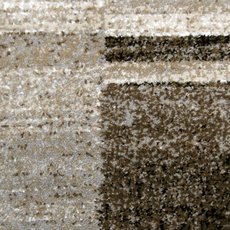 Boston Brown Stripe Rug - Rugs Express