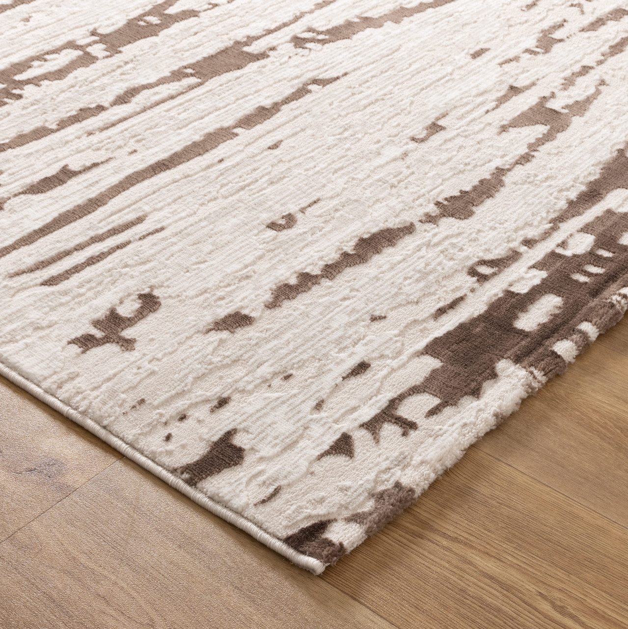 Positano Brown Abstract Rug