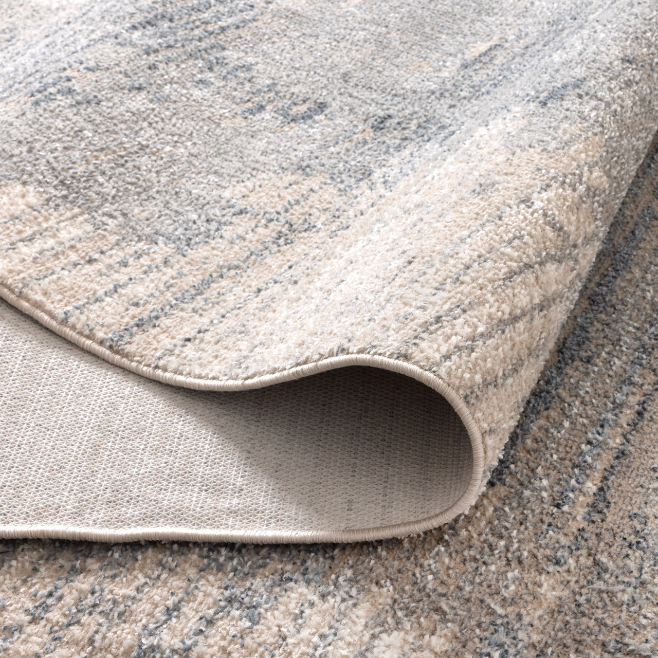 Loren Blue Abstract Rug