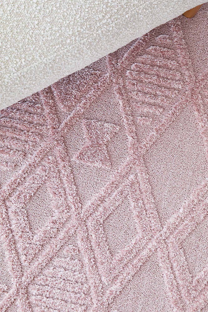 Sato Pink Diamond Rug - Rugs Express