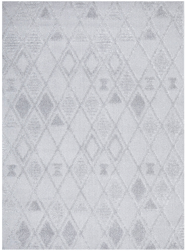 Sato Swirl Design Silver Rug - Rugs Express