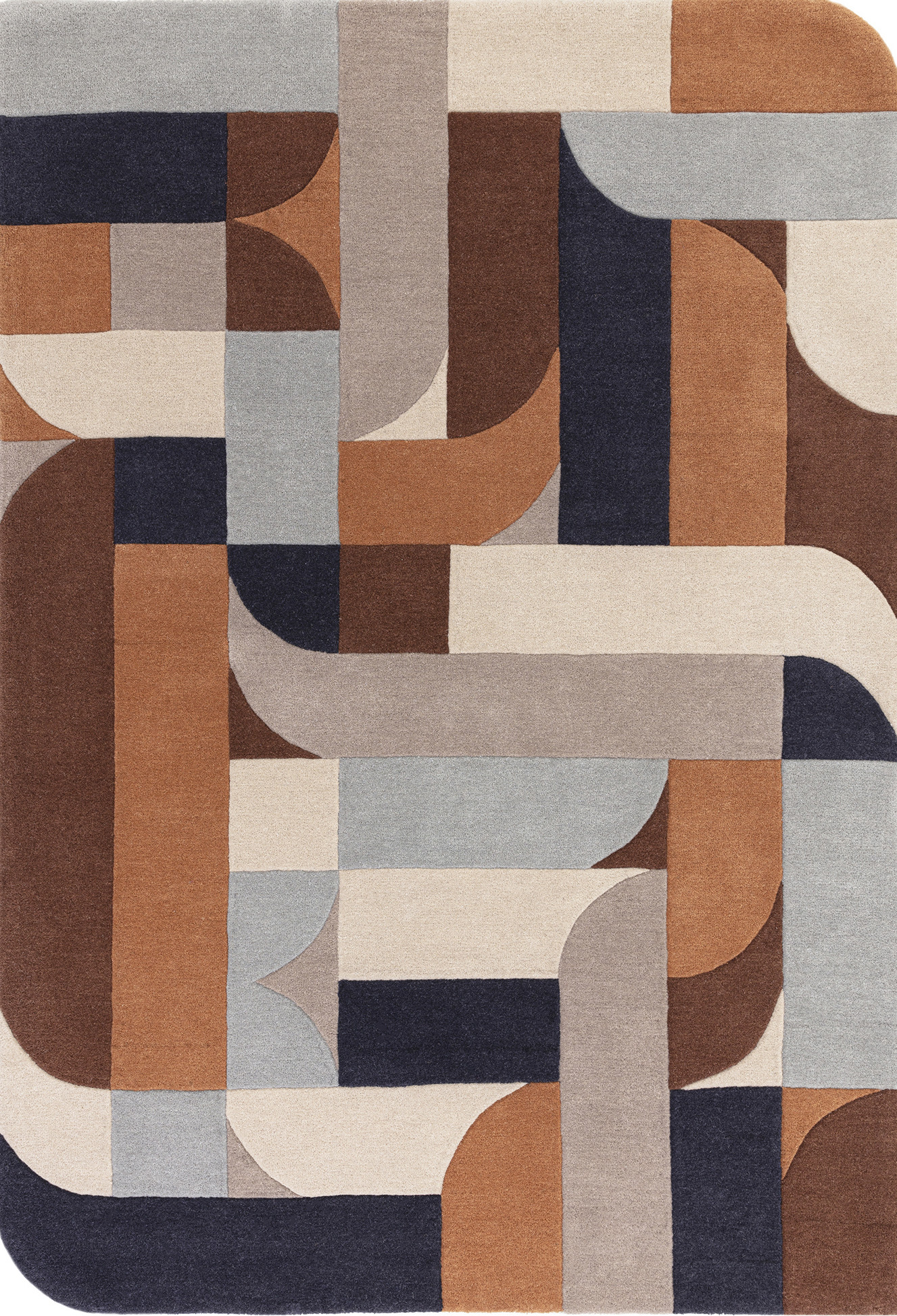 Asiatic Hive Rust Rug - Rugs Express