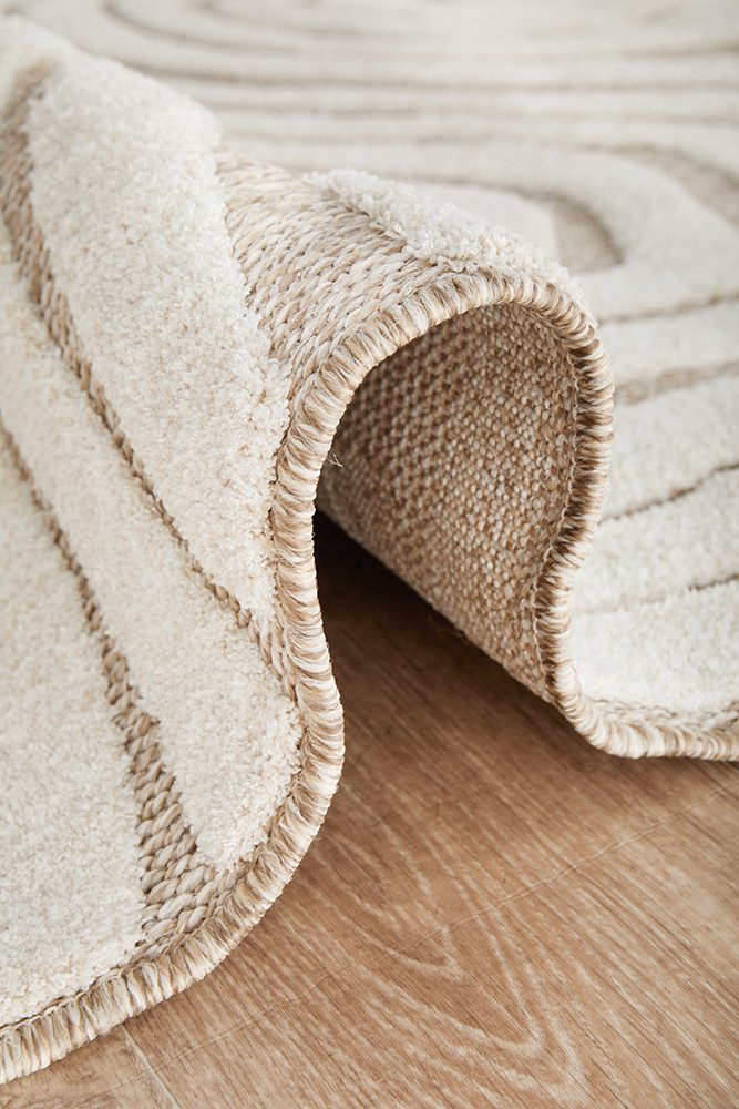 Elle Scribble Beige Rug - Rugs Express