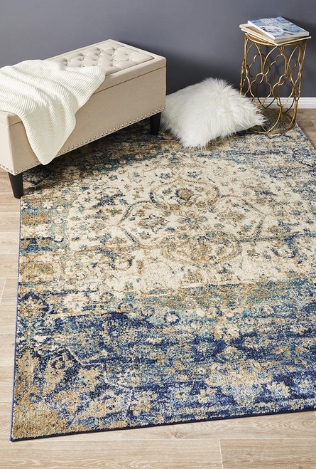 Aaribella Modern Blue Designer Rug - Rugs Express