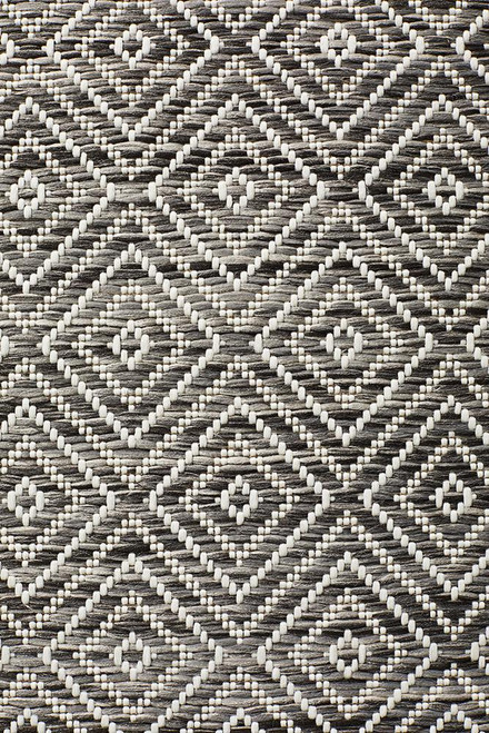 Terrace Grey Diamond Pattern Floor Rug | Outdoor Rugs Australia