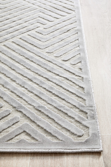 Flo Centro Silver Runner | Online Rug Store