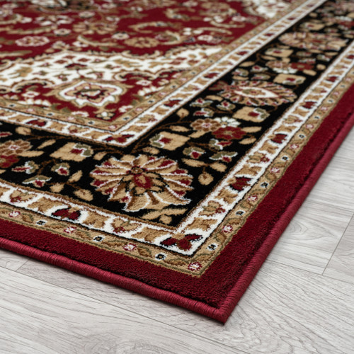 Mayfair Traditional Red Rug - Rugs Express