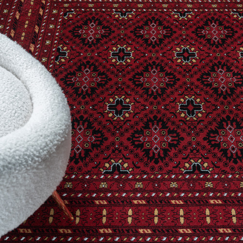 Mayfair Ruby Red Rug - Rugs Express