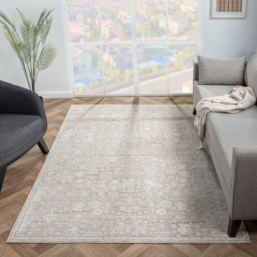 King Luxury Cream Rug | Shop Online Rugs Australia