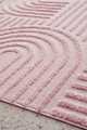 Sato Pink Swirl Rug - Rugs Express