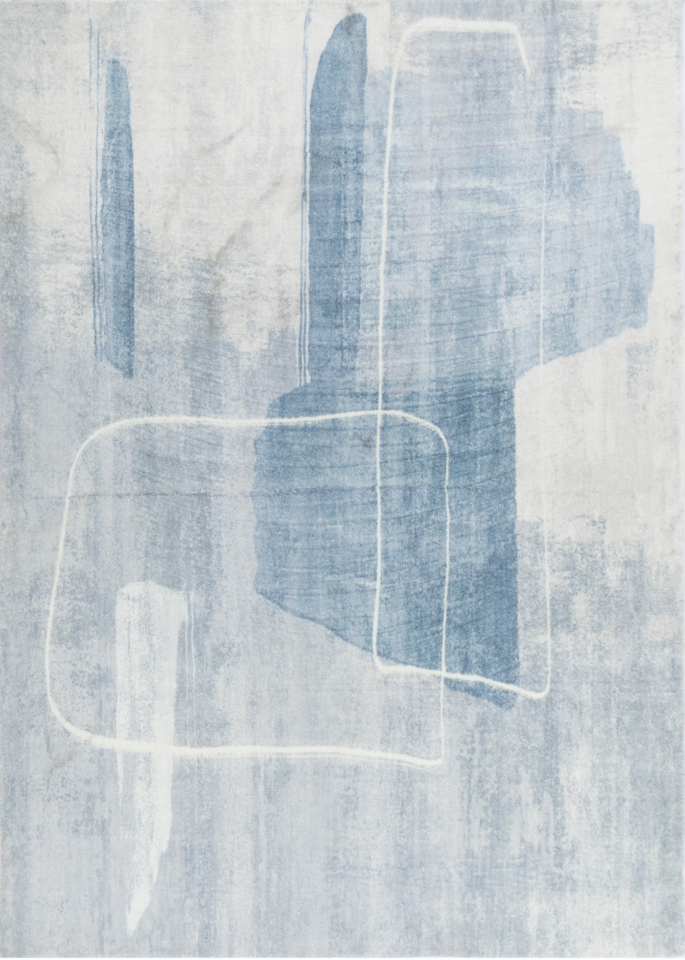 Loren Blue Abstract Rug