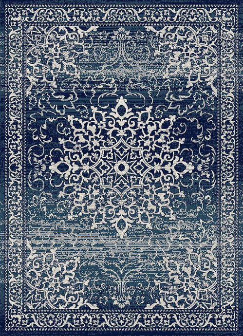 Antique Sahara 892 Navy Traditional Rug - Rugs Express