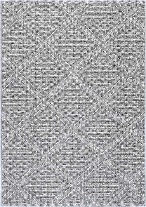 Parade Grey Diamond Rug - Rugs Express