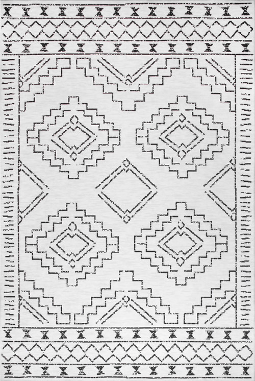 Nora White Tribal Rug | Shop Traditional Rugs