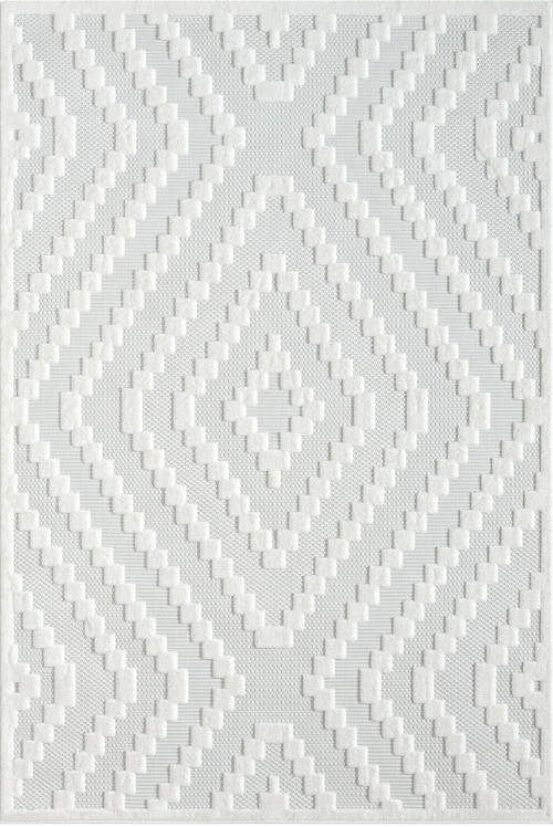 Carlie Linen Pixel Rug | Rugs Online