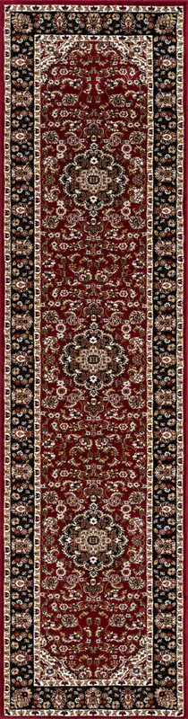 Mayfair Traditional Red Runner - Rugs Express