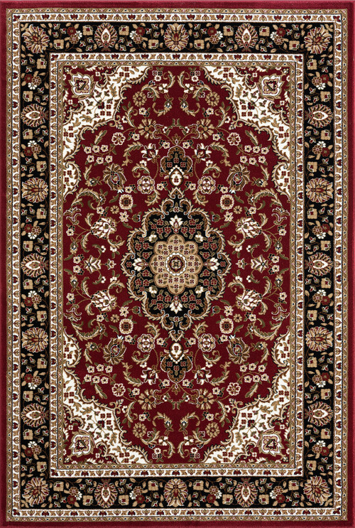 Mayfair Traditional Red Rug - Rugs Express