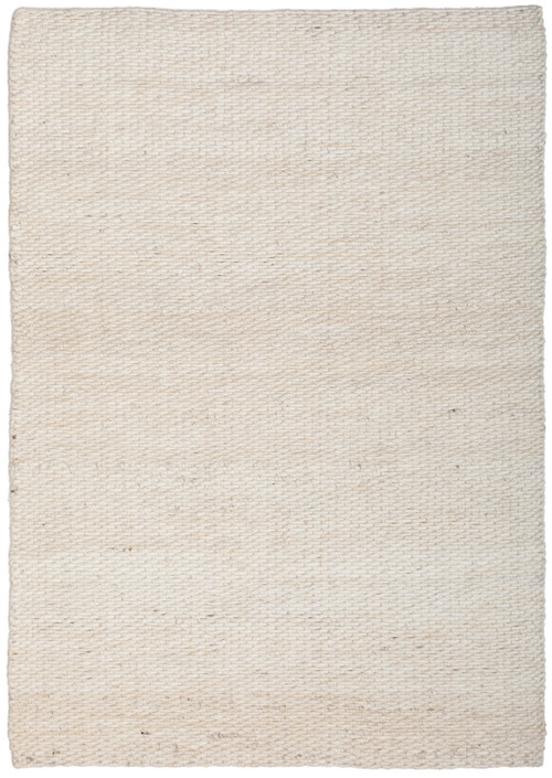 Ivy Natural White Jute Rug - Rugs Express
