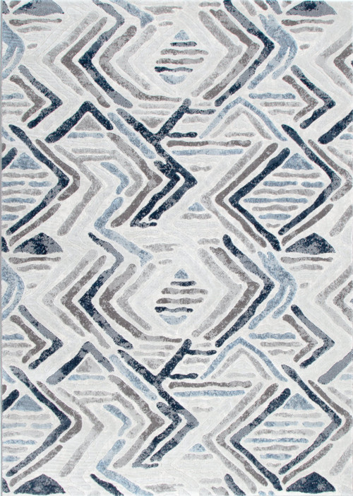 Remi Blue Diamond Rug | Online Rugs Australia