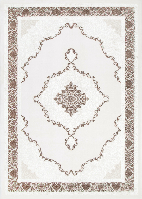 Positano Brown Medallion Rug