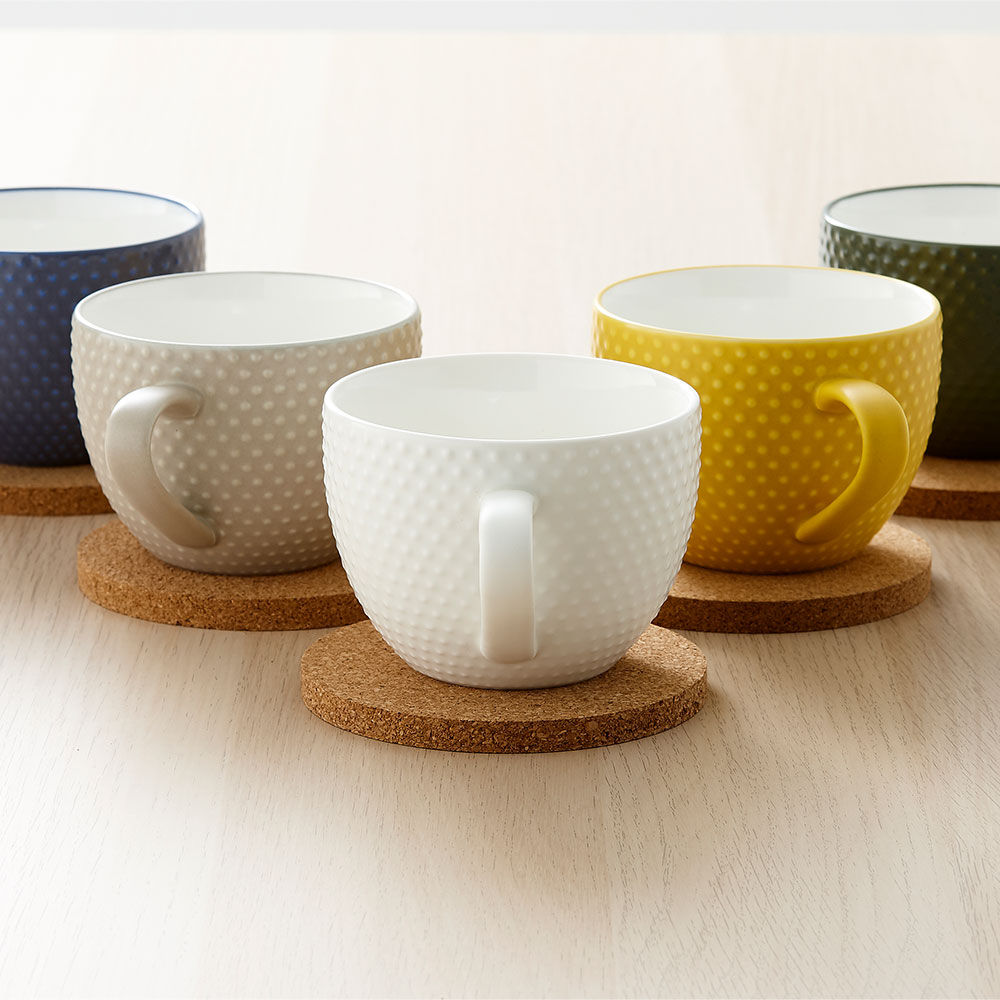Clearance Abode Textured Mug and Coaster Set by Ladelle - queenb
