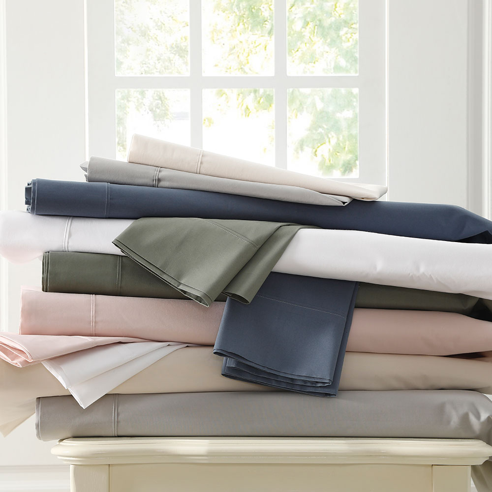 Shop Online 250TC Pure Cotton Denim Sheet Set by MM Linen | queenb.co.nz