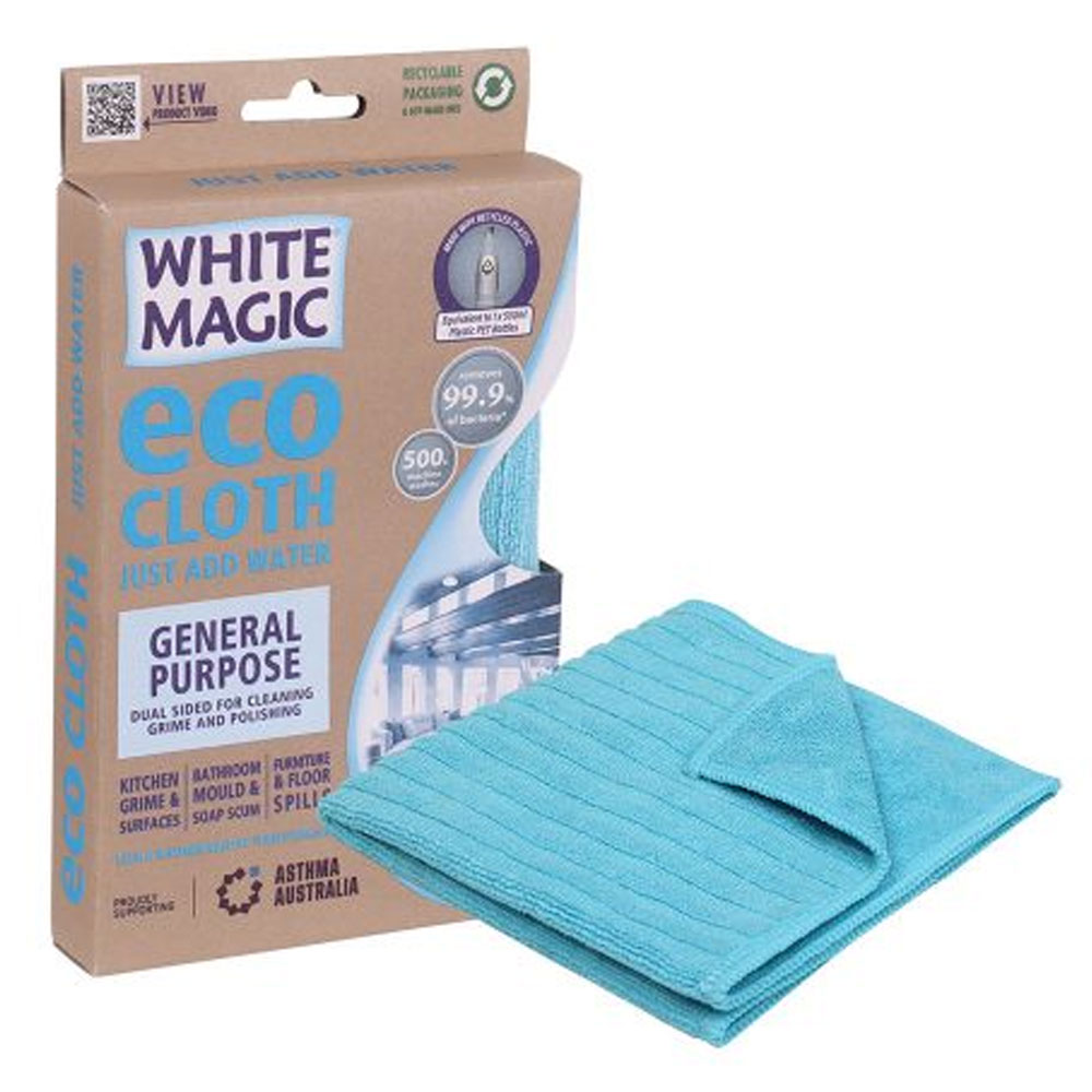 Eco Cloth General Purpose Cloth by White Magic | queenb.co.nz | Buy Now
