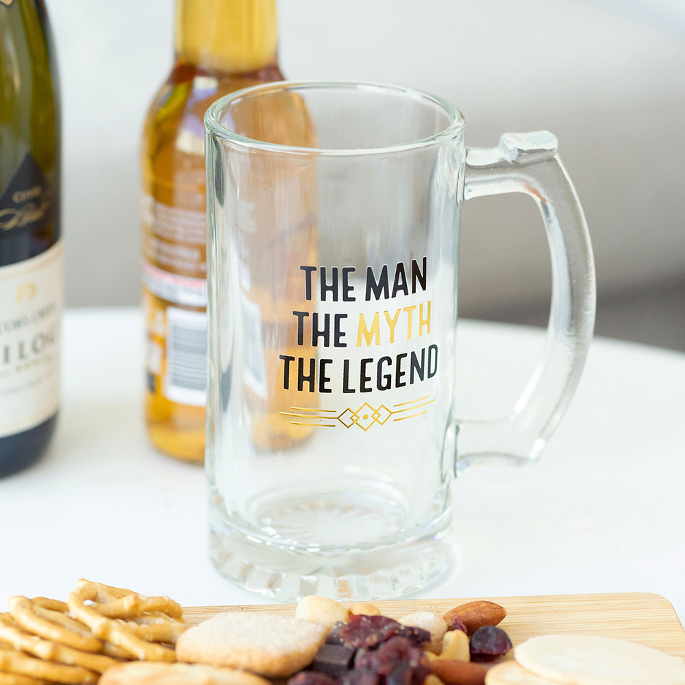 Shop Online Sip Celebration The Man Beer Glass by Splosh | queenb.co.nz