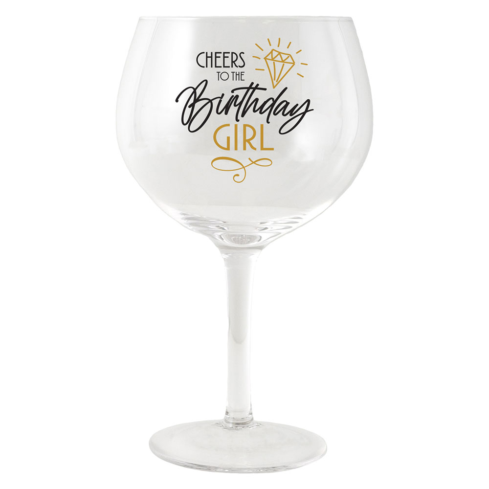 Sip Celebration Birthday Girl Balloon Glass by Splosh | queenb.co.nz ...