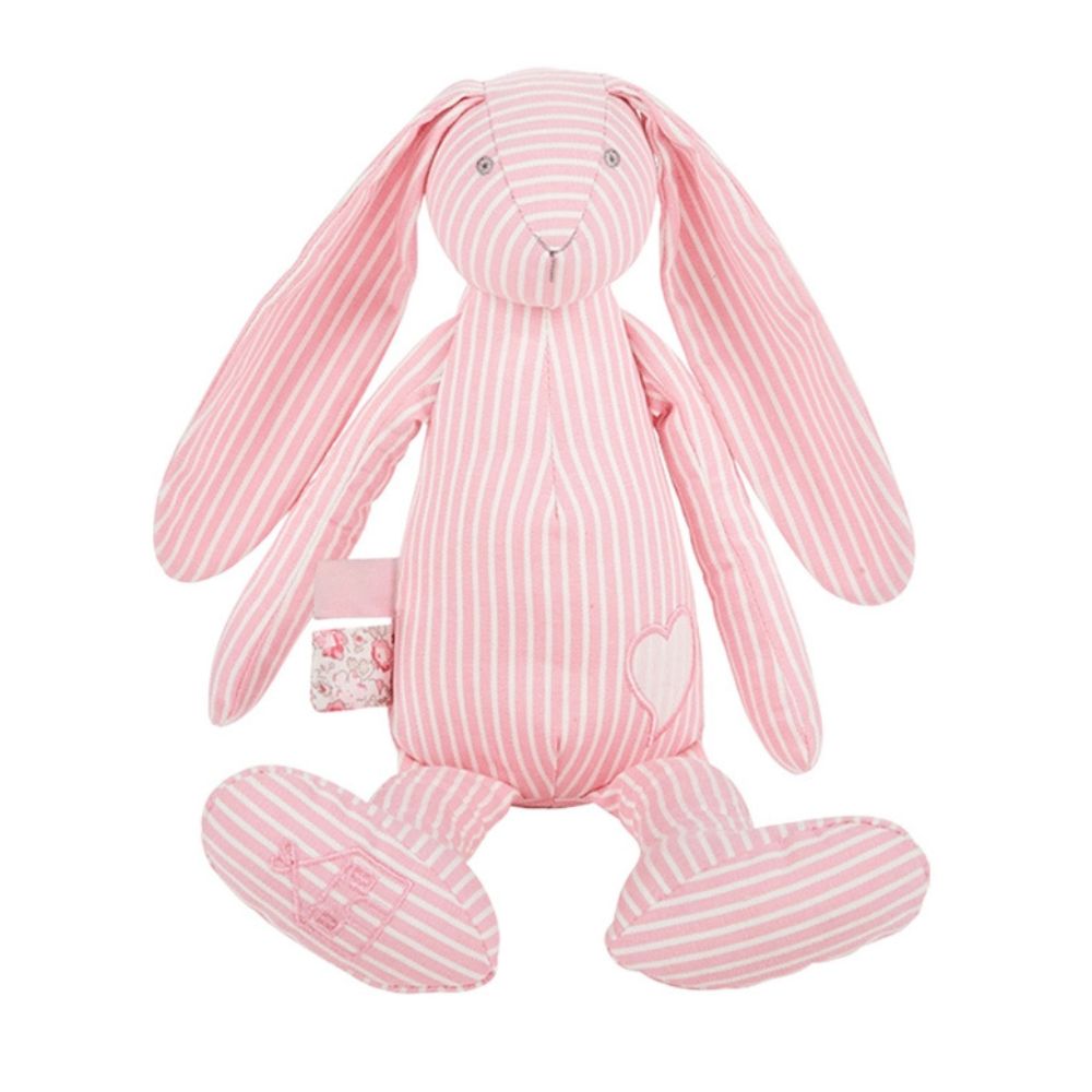 Purchase Maggie Striped Bunny With Rattle by Little Dreams | Support ...