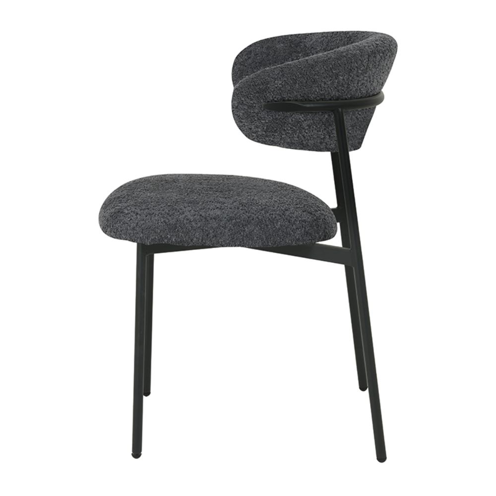 Buy George Dining Chair Charcoal by Le Forge | queenb.co.nz