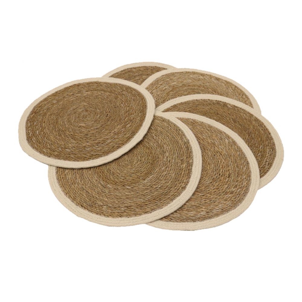 Shop Online Round Seagrass and Jute Place Mat by Le Forge| Quality Home ...