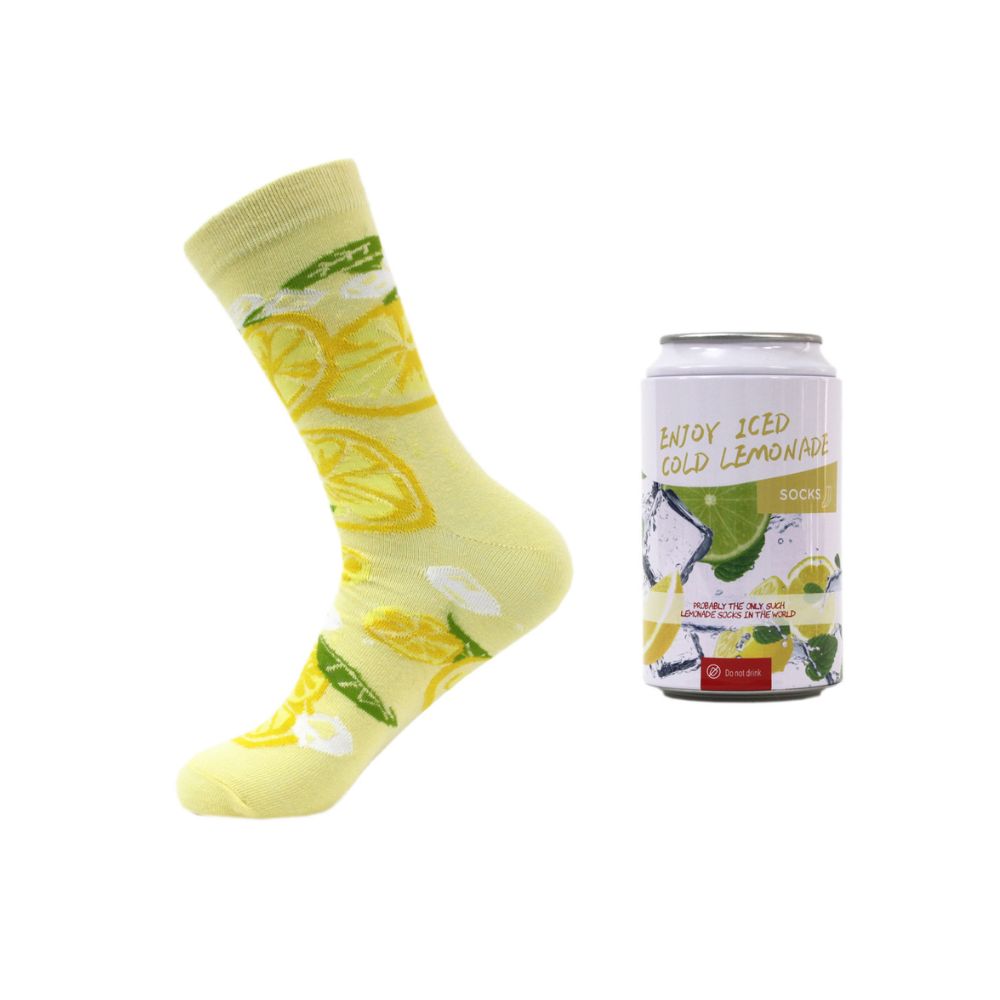 Purchase Iced Cold Lemonade Can Socks by outta SOCKS | queenb.co.nz