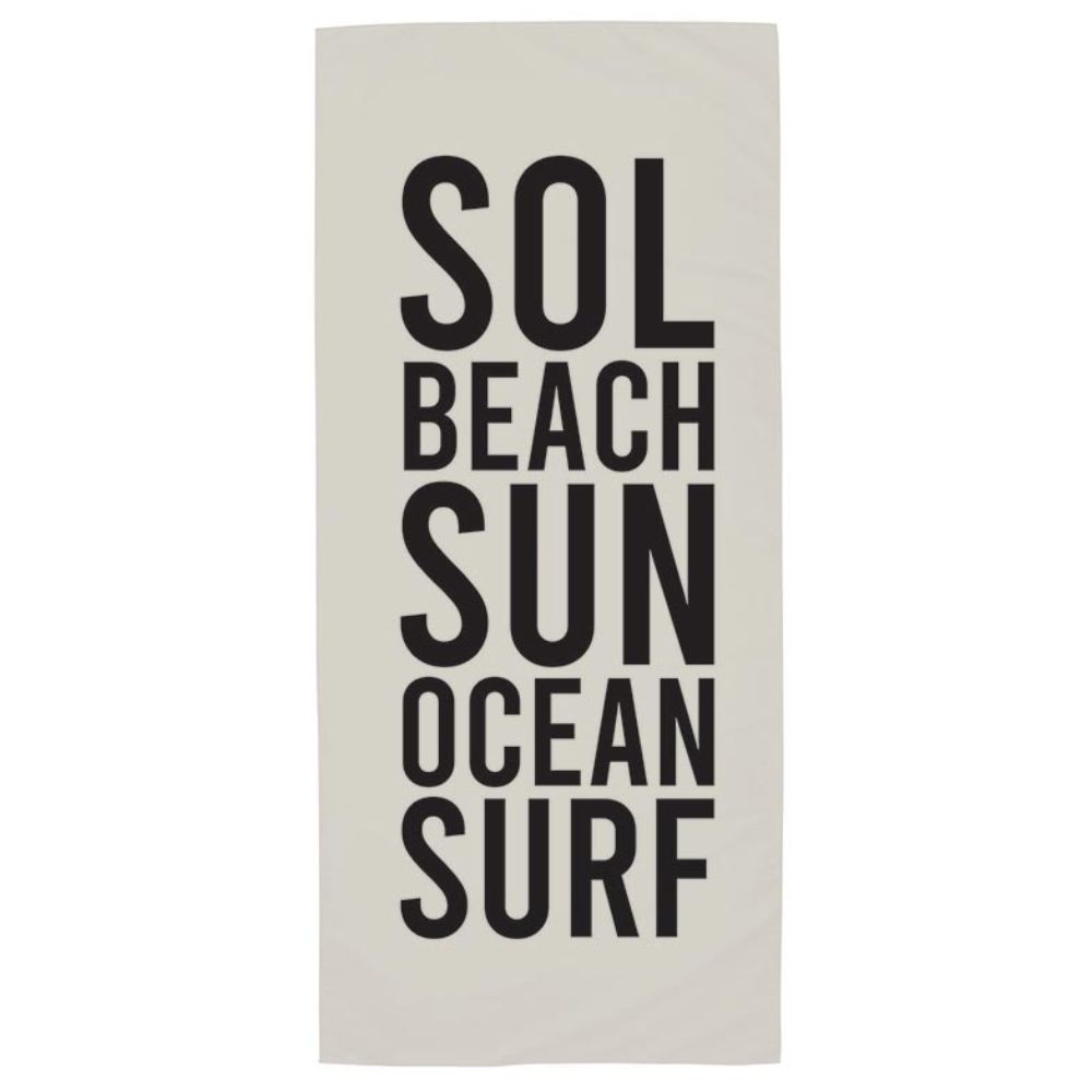 Sol Beach Quick Dry Oversized Beach Towel by Santa Barbara Design ...