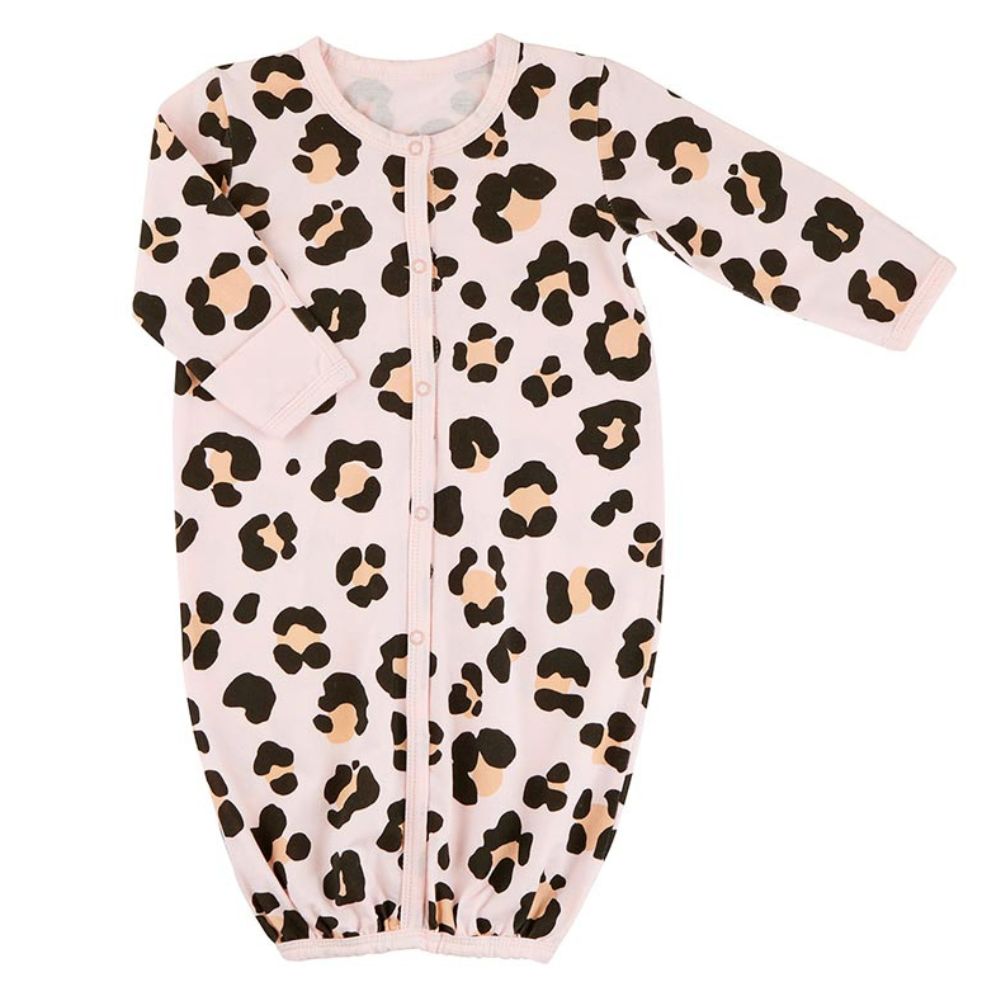 Cheetah Knit Gown (0-6 months) by Stephan Baby | queenb.co.nz