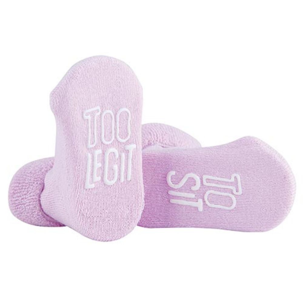 Too Legit to Sit Socks (3-12 months) by Stephan Baby | queenb