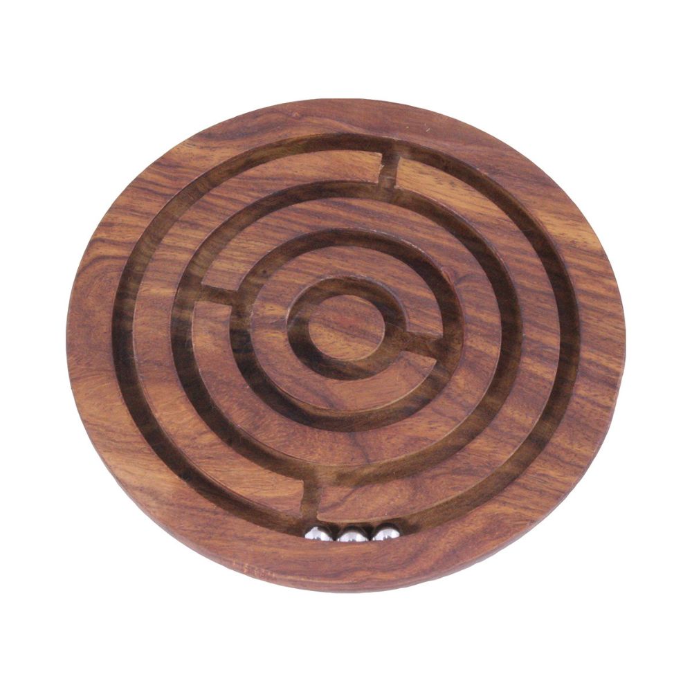 Round Timber Puzzle by Backyard | queenb.co.nz