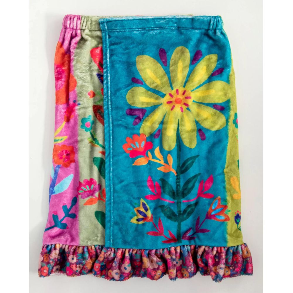 Flowers Shower Towel Wrap by Natural Life | queenb.co.nz | Buy Now