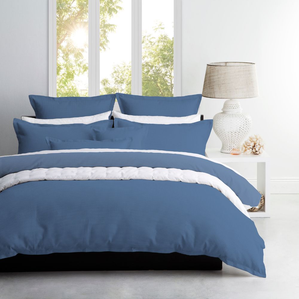 Buy Ascot Steel Duvet Cover Set by Logan & Mason | Quality Home Décor