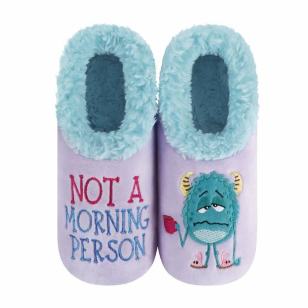 Purchase Not a Morning Person Slippers | queenb.co.nz