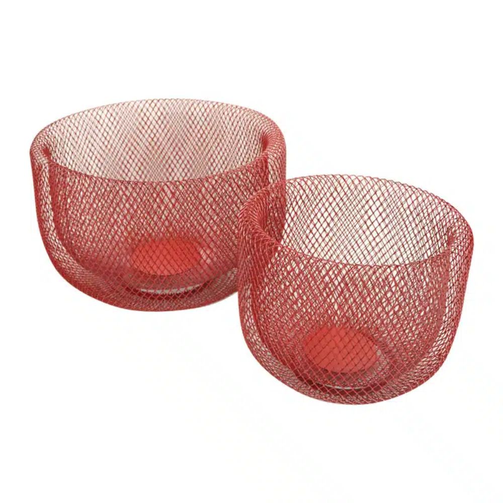 Shop Set of 2 - Mesh Bowl #1 by Le Forge | queenb.co.nz