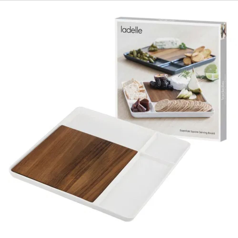 Shop Essentials Square Serving Board by Ladelle Online | queenb.co.nz